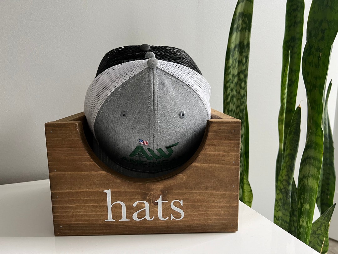 Personalized Hat Rack Organizer: Baseball Cap Storage Solution - Etsy