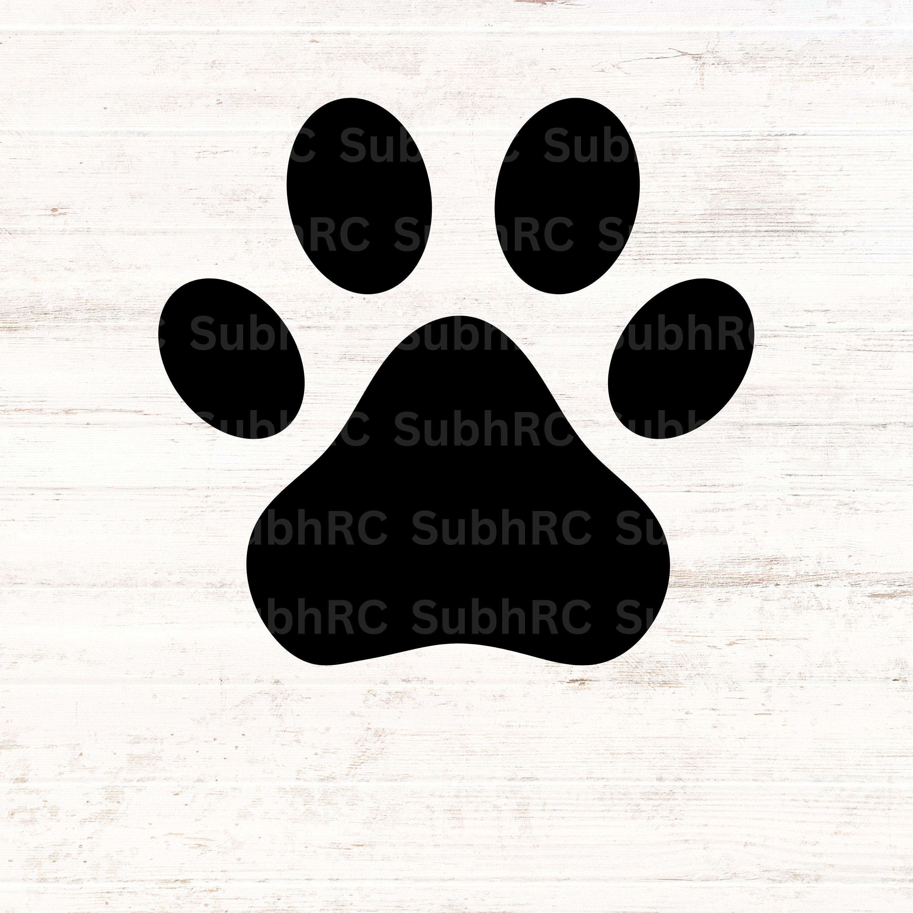 Dog Paw Print Svg, Dog Silhouette Svg, Paw SVG, Animal Paw, Dog Paw ...