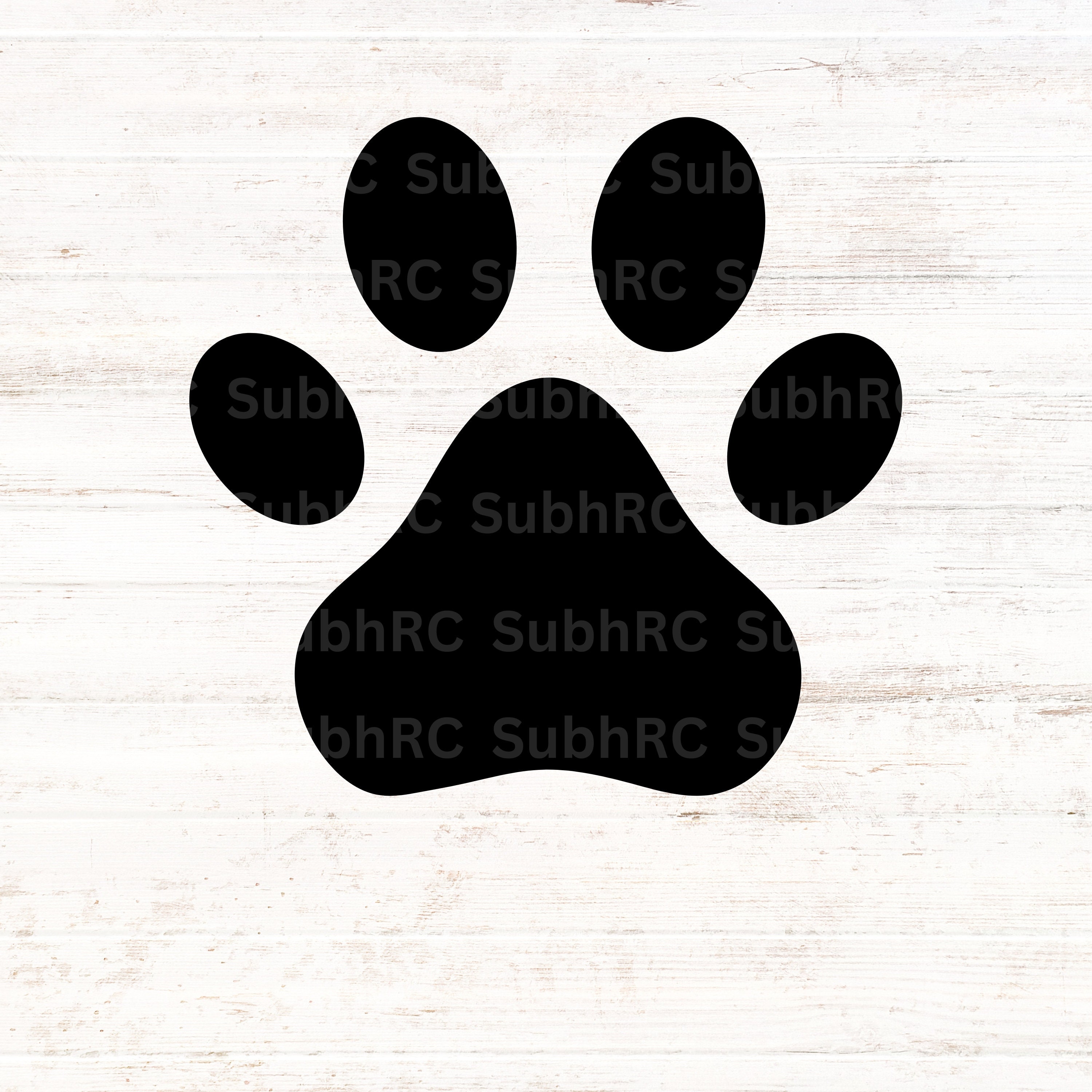Dog Paw Print Svg, Dog Silhouette Svg, Paw SVG, Animal Paw, Dog Paw ...