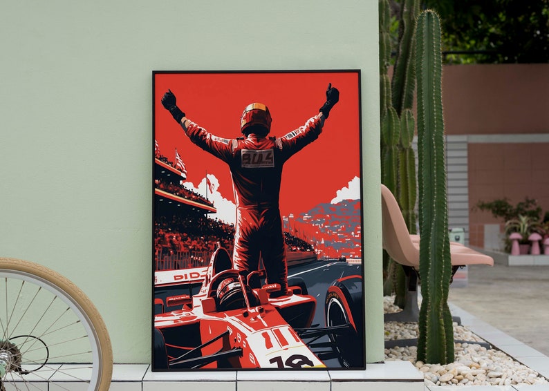 Ferrari Inspired Poster Formula 1 poster Grand Prix Digital Download ...