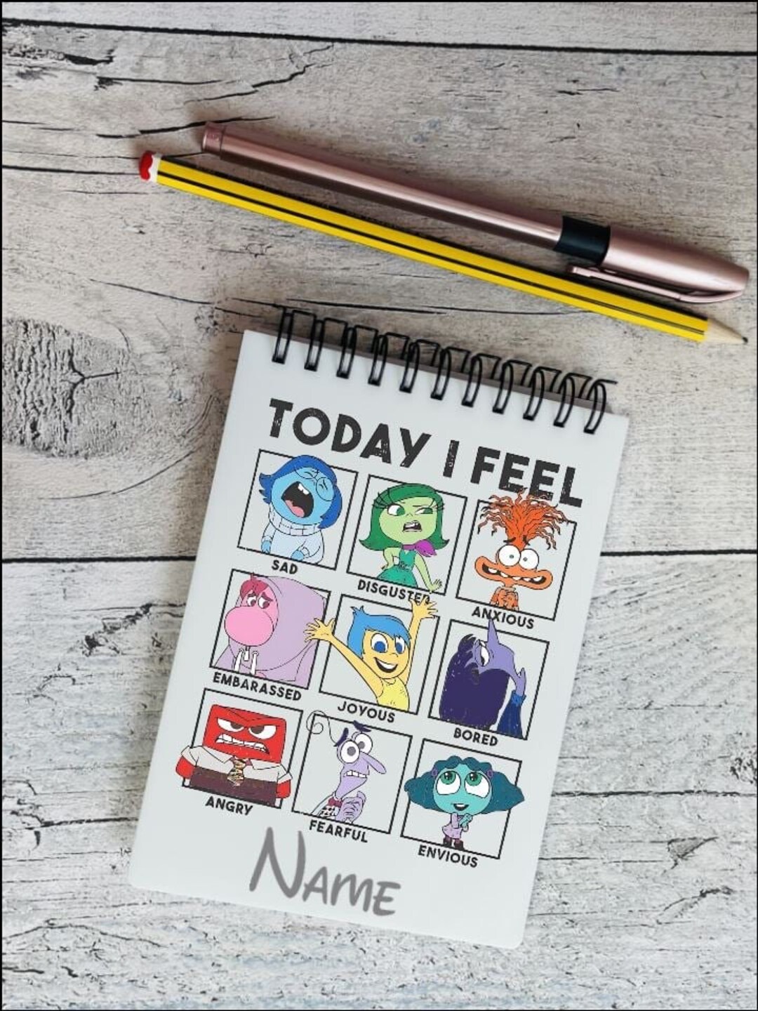 Personalised Inside Out Autograph Book Pad - Etsy
