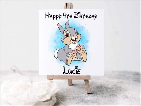 Thumper Birthday Wishes Thumper Party Etsy
