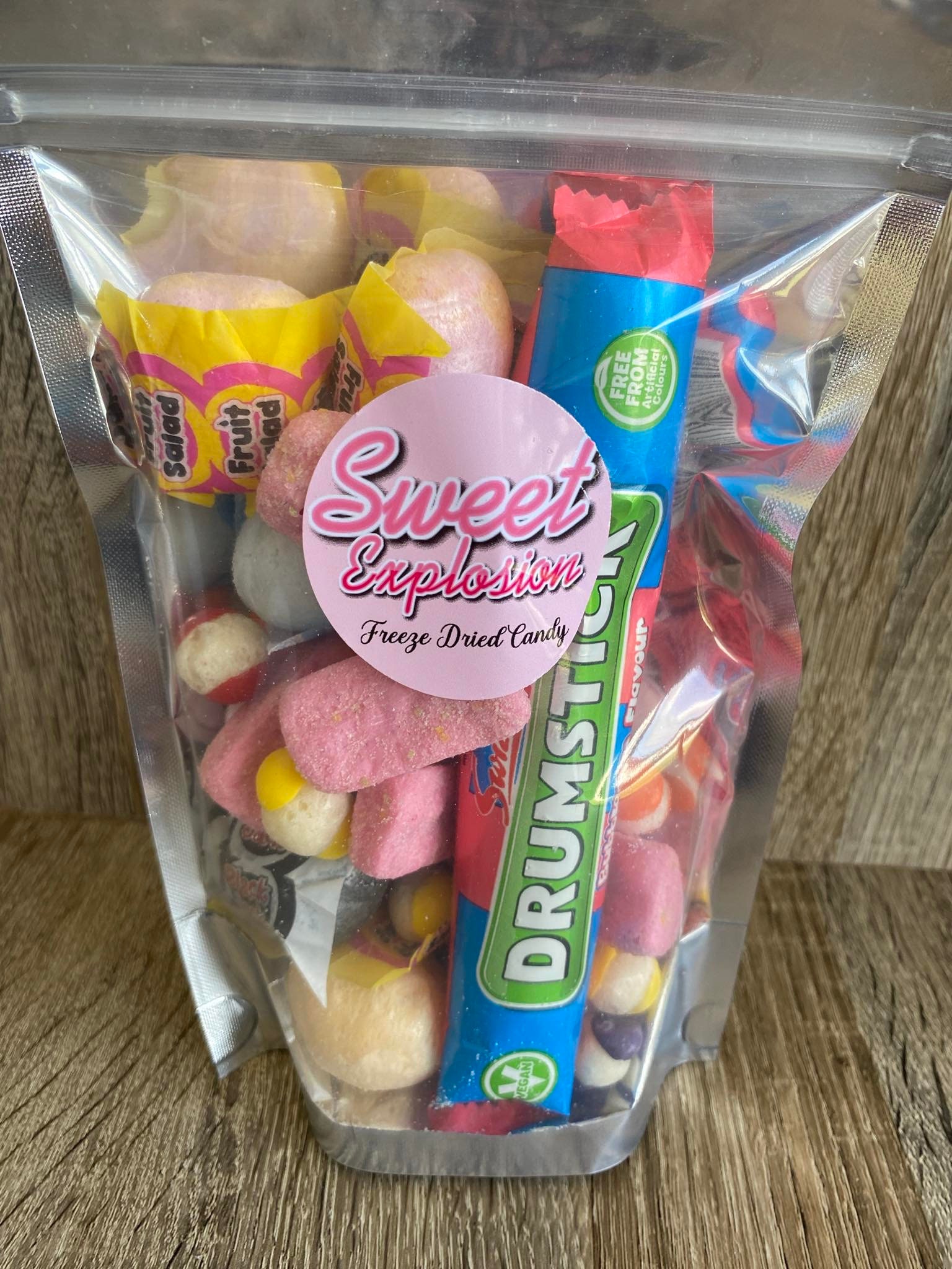 Freeze Dried Candy Sweet Bag Freezie Bag Mix Sour - Etsy UK