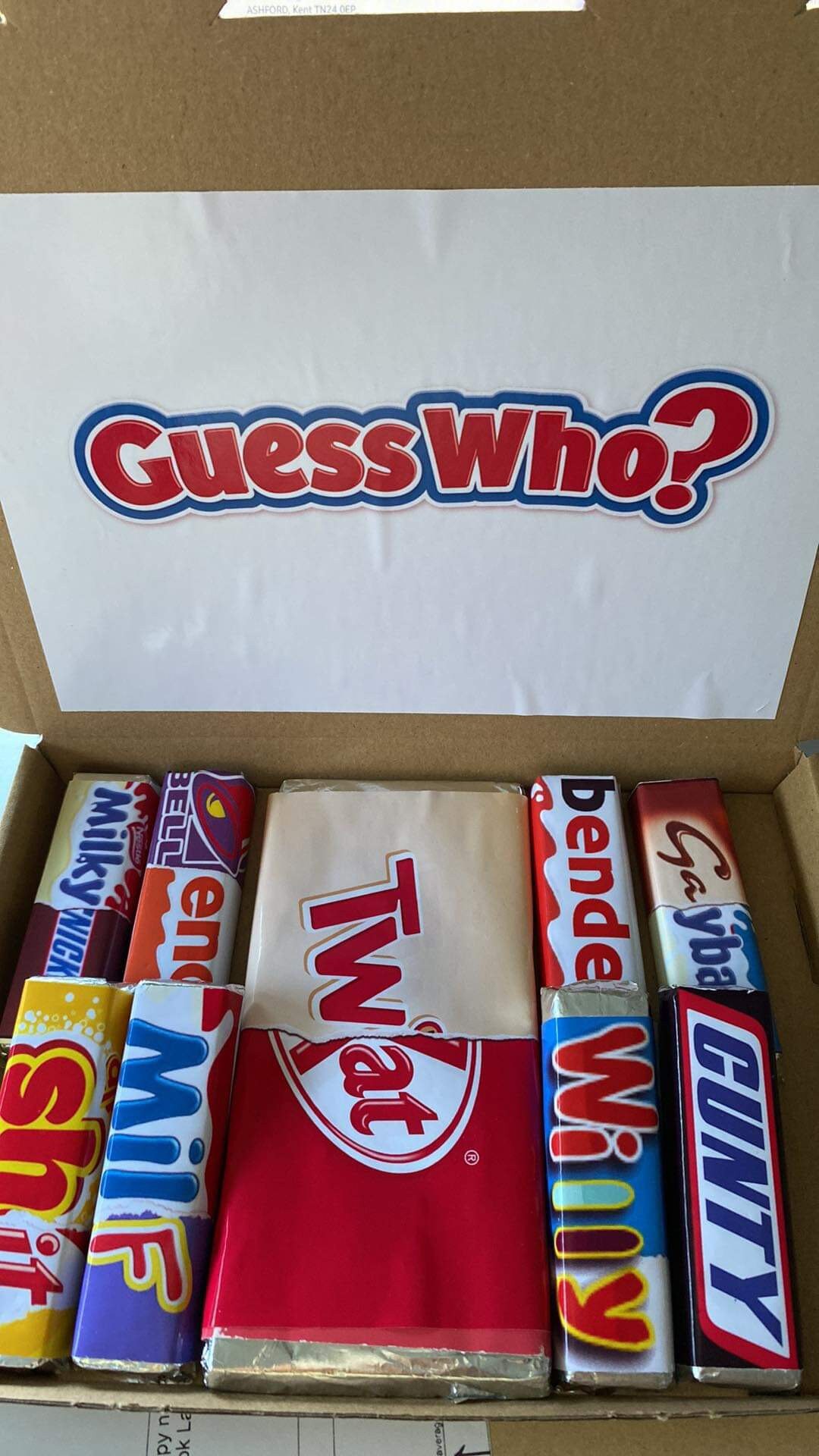 Secret Santa Rude Funny Joke Chocolate Box Christmas - Etsy UK