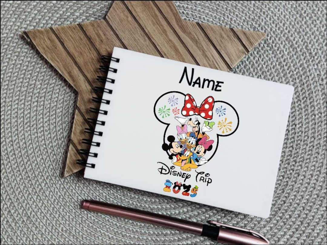 Minnie Minnie Mickey Castle Autograph Book Pad Personalised - Etsy