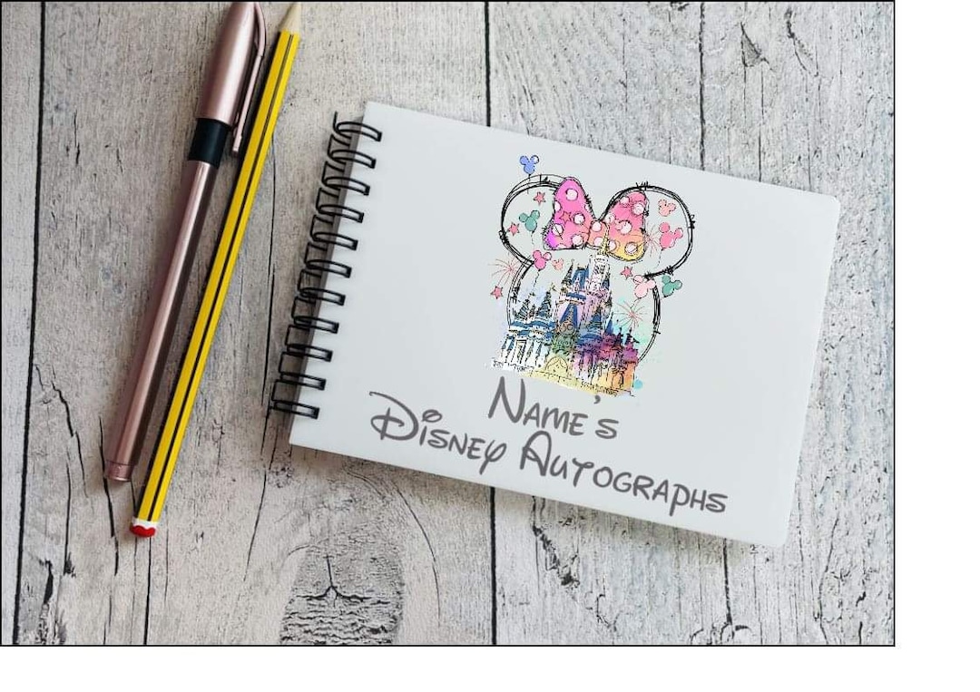 Personalised Alice in Wonderland Autograph Book Pad - Etsy