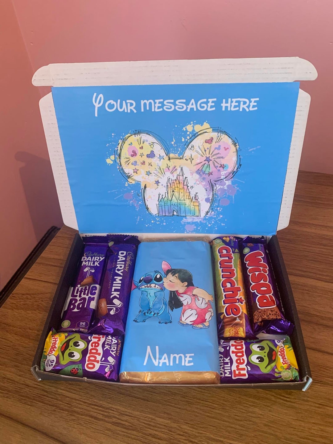 LILO and Stitch Personalised Chocolate Box Birthday for Any Occasion - Etsy