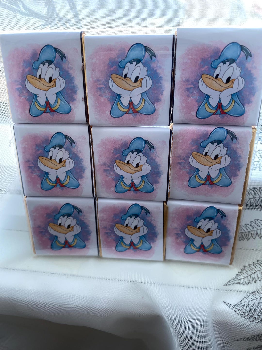 Donald Duck Chocolates Bars Ideal Stocking Fillers X 9 Personalised ...