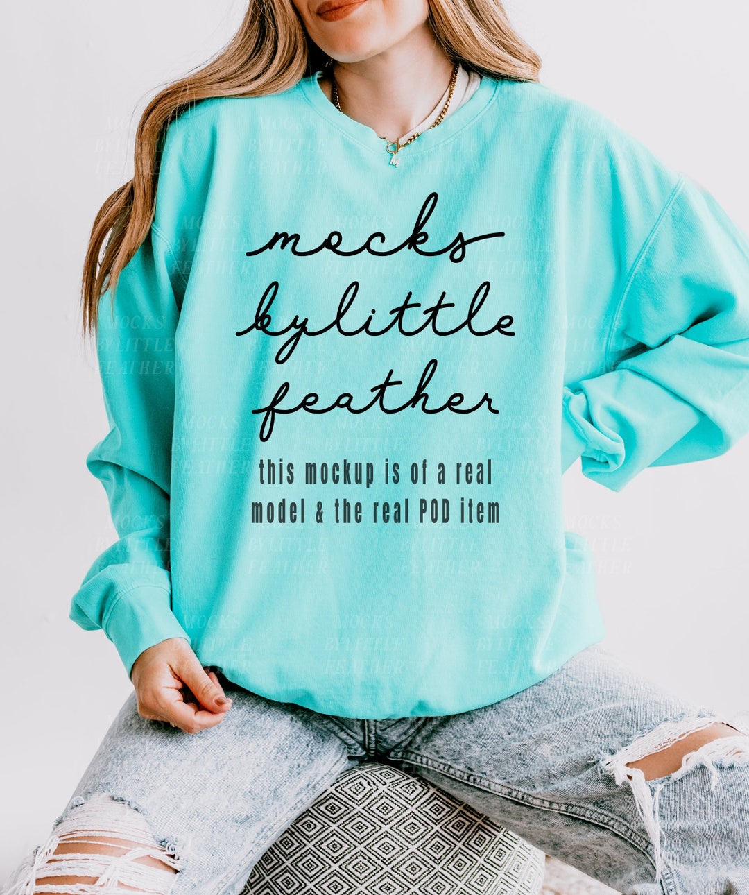 Comfort Colors 1466 Chalky Mint Mockup, 1466 Mockup Chalky Mint ...