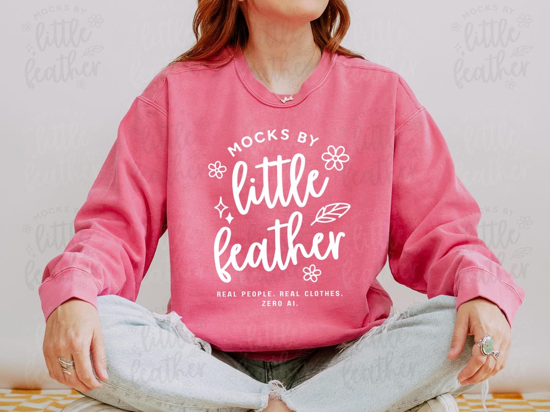 Watermelon 1566 Mock up - Comfort Colors 1566 Mockup - C1566 Boho ...