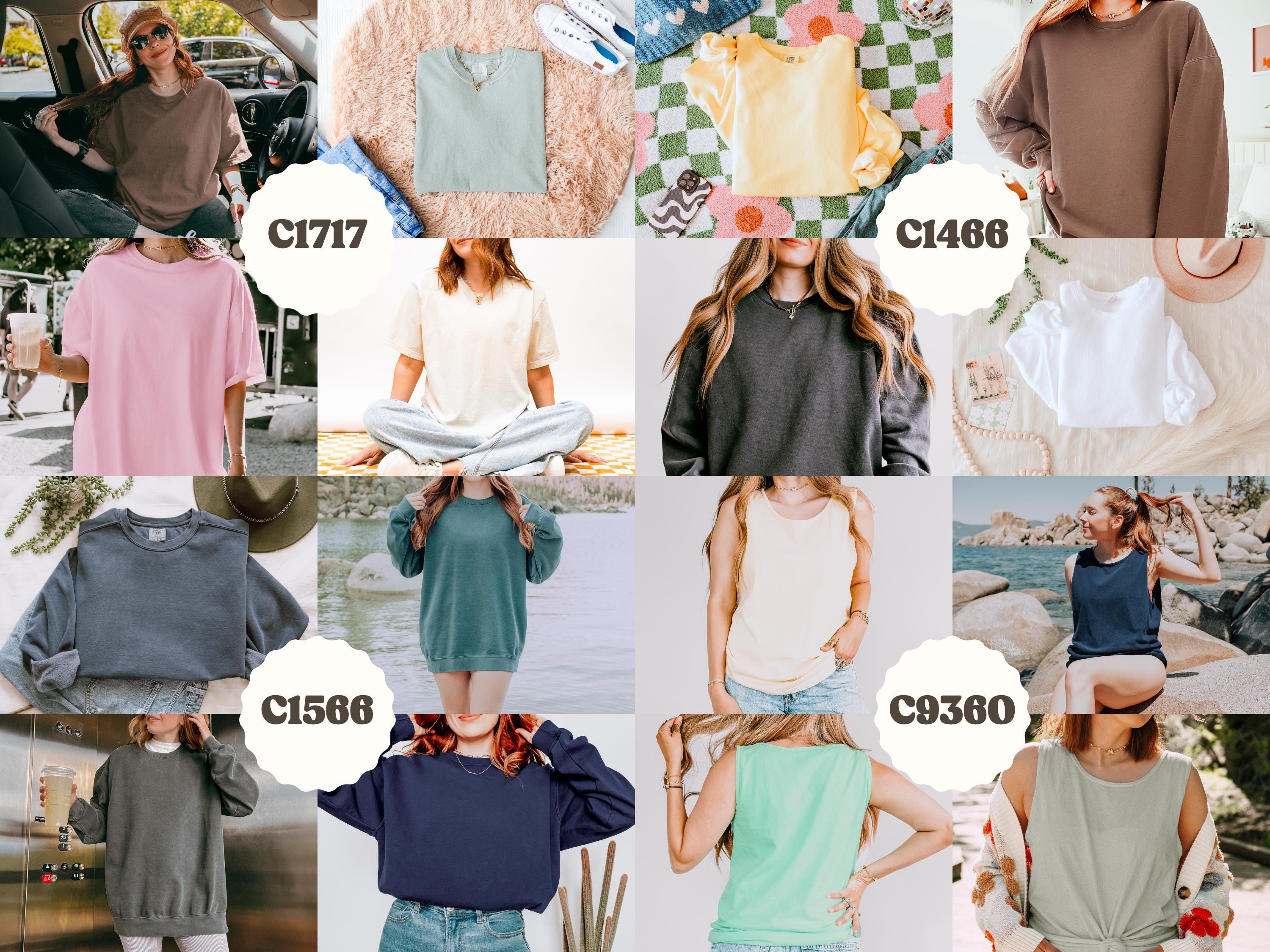 Comfort Colors Mockup Bundle (all CC Styles in Our Shop) | Lifetime ...
