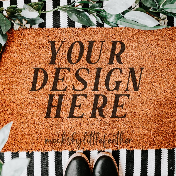 Doormat Mockup - Etsy