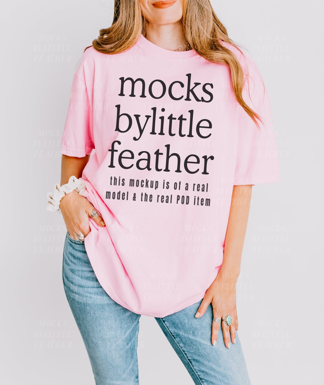 Blossom Comfort Colors Mockup, 1717 Comfort Colors Blossom Mockup ...
