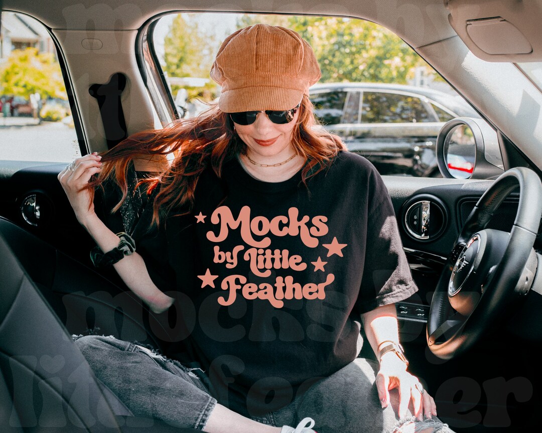Comfort Colors 1717 Mockup Black, Trendy Model Mockup, Boy Scout ...