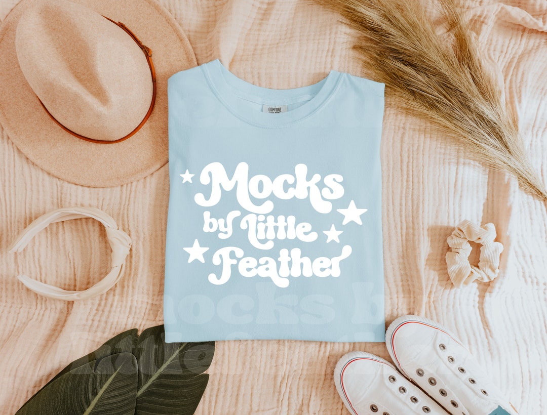 Comfort Colors 1717 Mockup Chambray, Chambray Comfort Colors Mockup ...