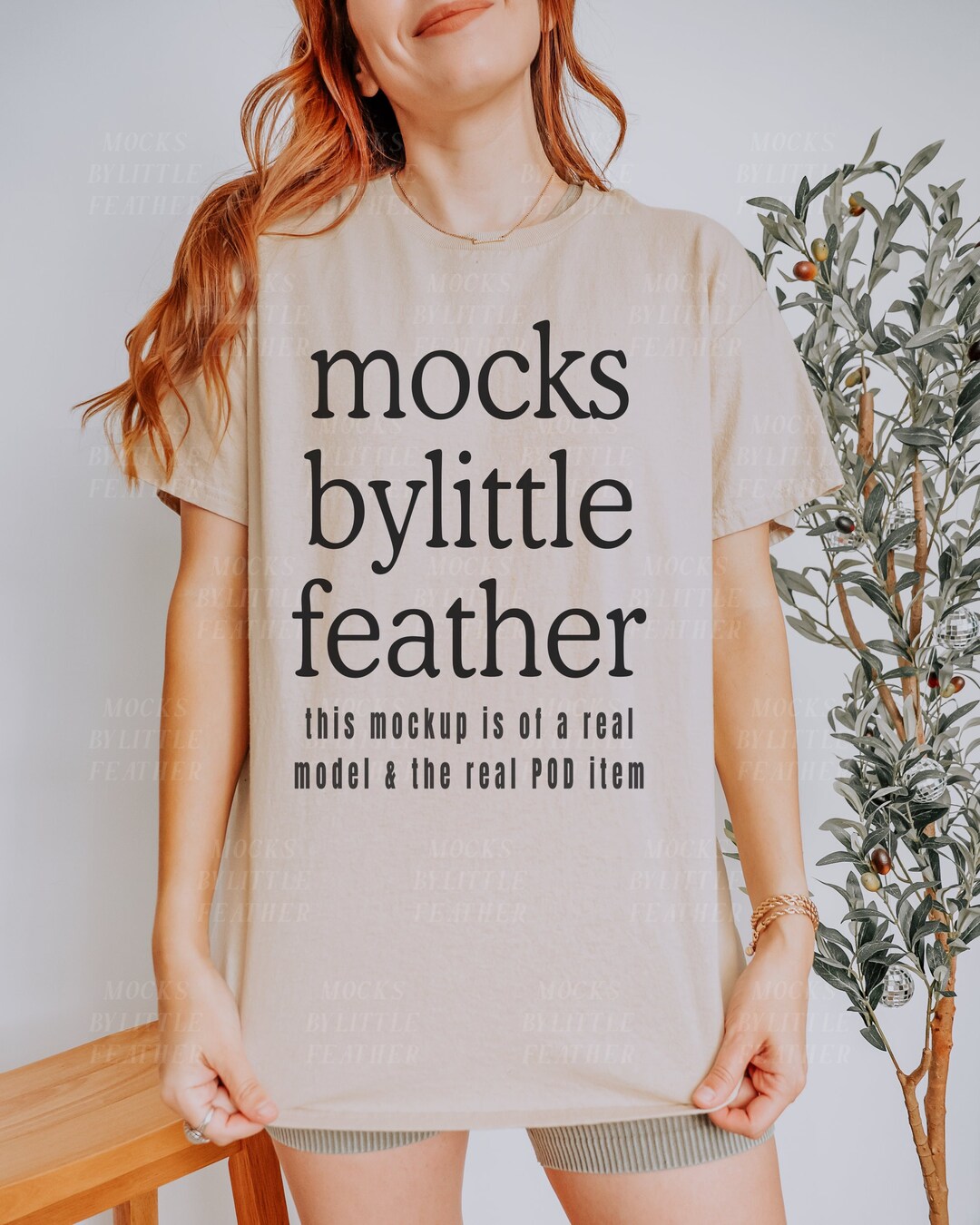 Gildan 5000 Mockup Sand, Gildan Sand Mockup, Gildan Shirt Mockup Sand ...