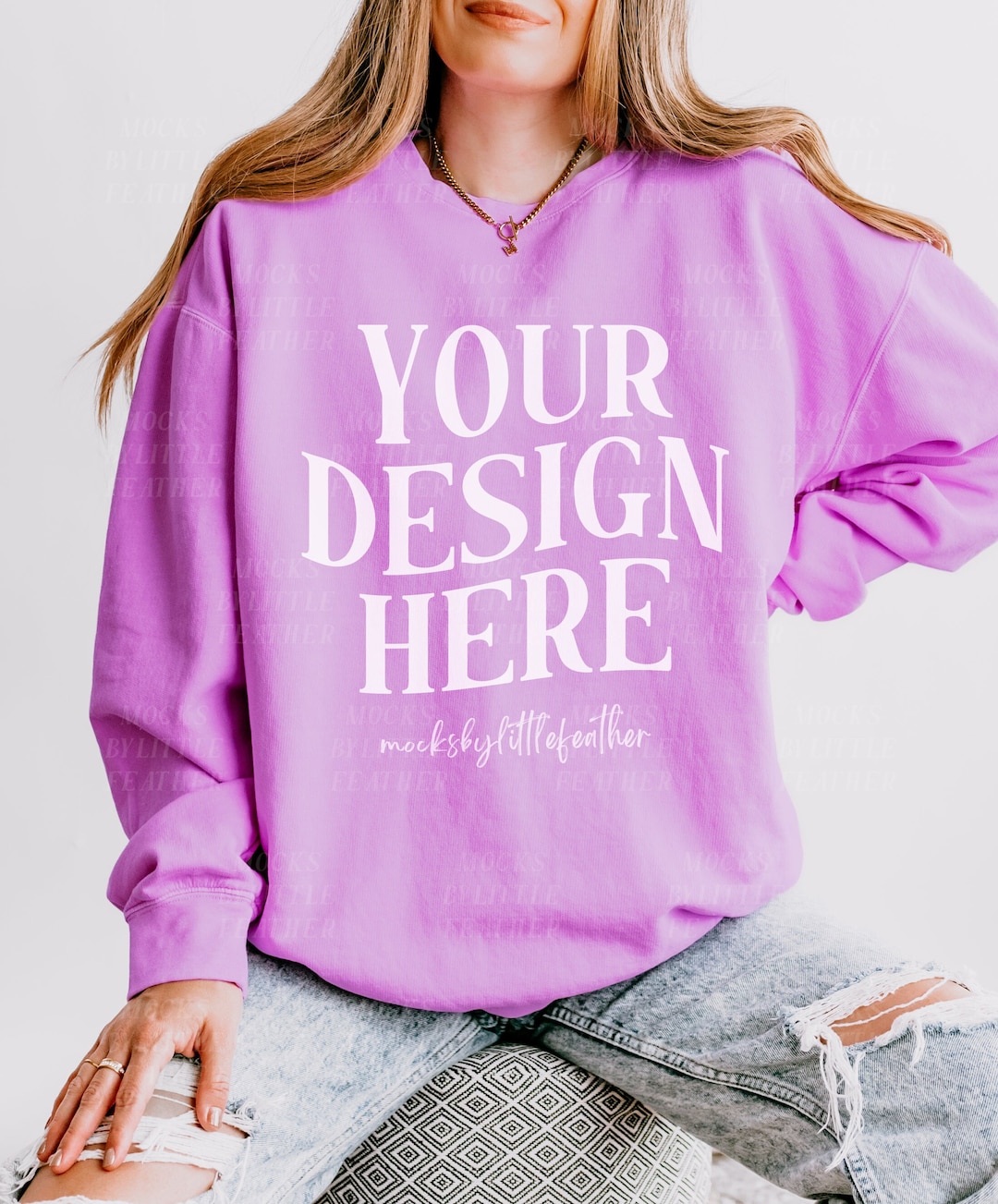 Comfort Colors 1466 Neon Violet Mockup, 1466 Mockup Neon Violet ...