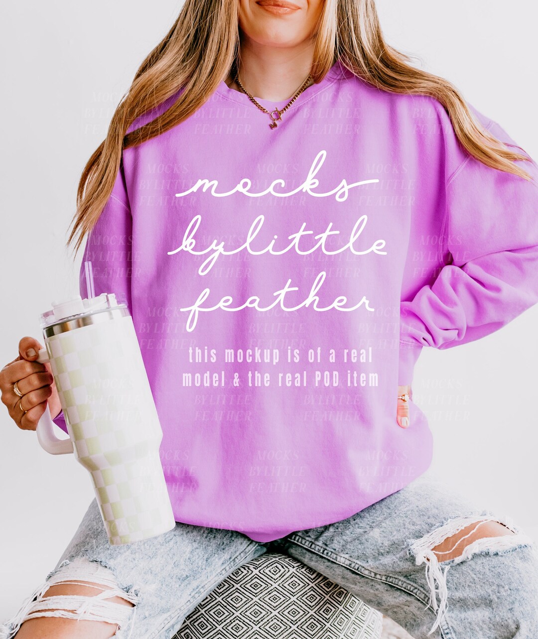 Comfort Colors 1466 Neon Violet Mockup, 1466 Mockup Neon Violet ...