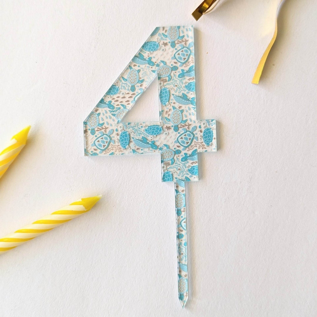 Ocean Adventure: Sea Turtle Cake Topper for Kids | Dive Into Underwater ...