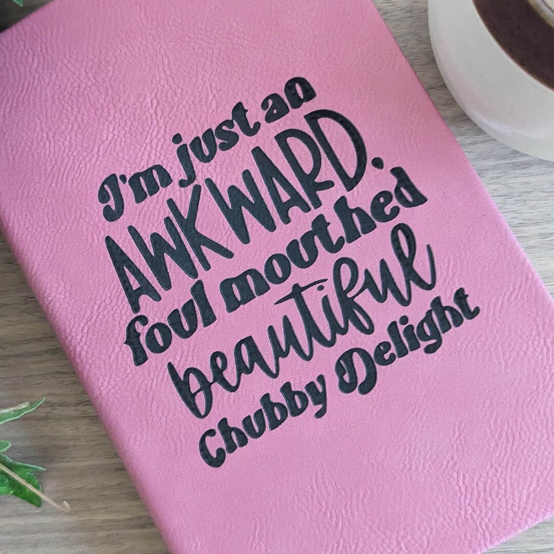 I'm Just an Awkward Leatherette Journal, Notebook, Lined Pages, Funny ...