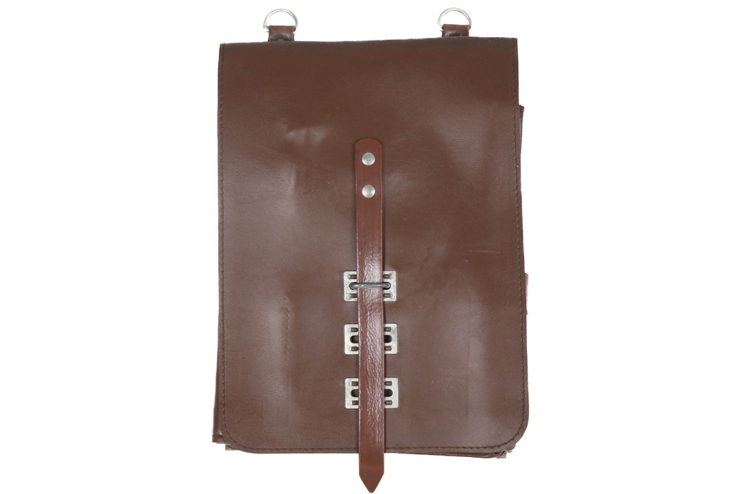 Authentic East German Leather Map Case Field Gear Carrier With Sling ...