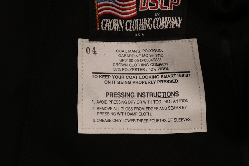 Authentic U.S Marine Corp USMC Dress Blue Jacket Coat DSCP Crown ...