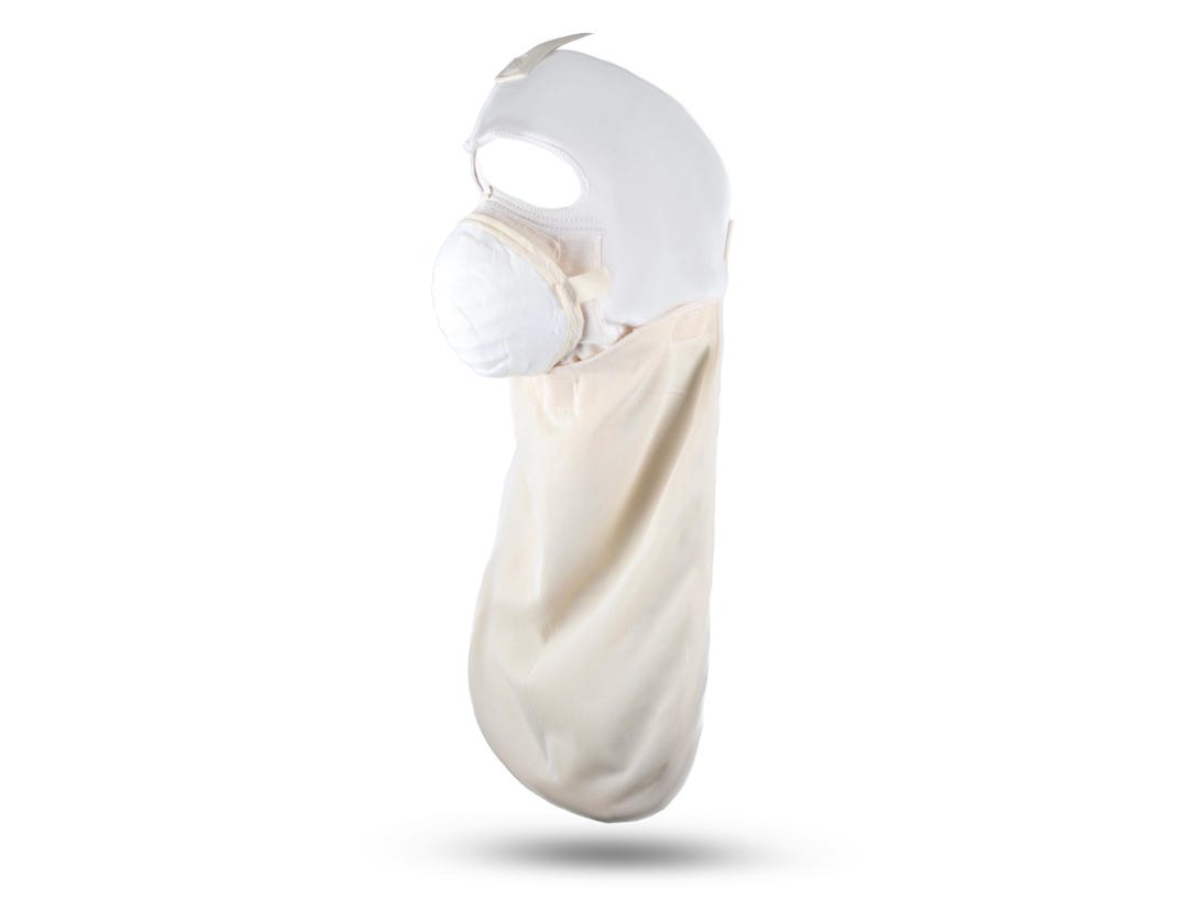 US Military White Extreme Cold Weather Mask With Bib and Filter - Etsy