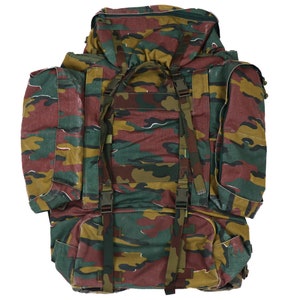Authentic Belgian Jigsaw M90 Field Pack Rucksack Backpack Puzzle Camo ...