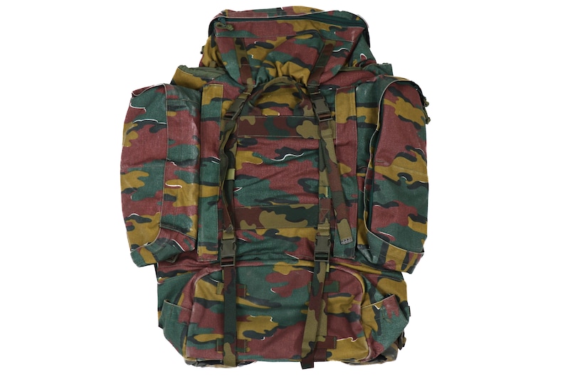 Authentic Belgian Jigsaw M90 Field Pack Rucksack Backpack Puzzle Camo ...