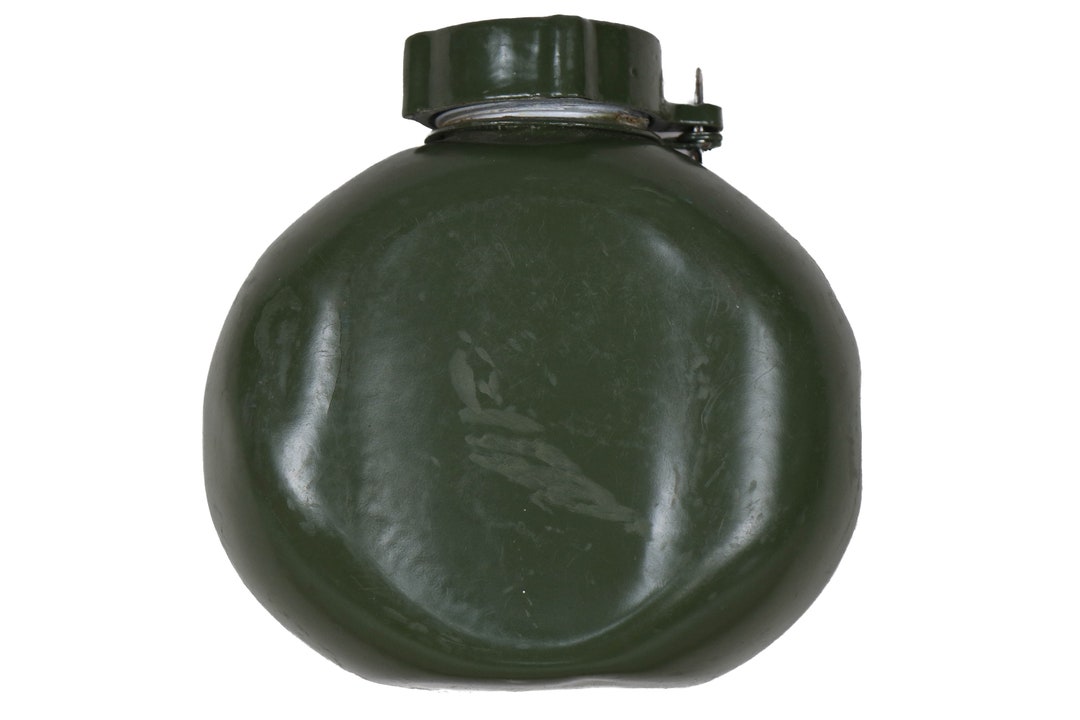 Authentic Hungarian M70 Canteen OD Green Drinking Flask Water Bottle ...