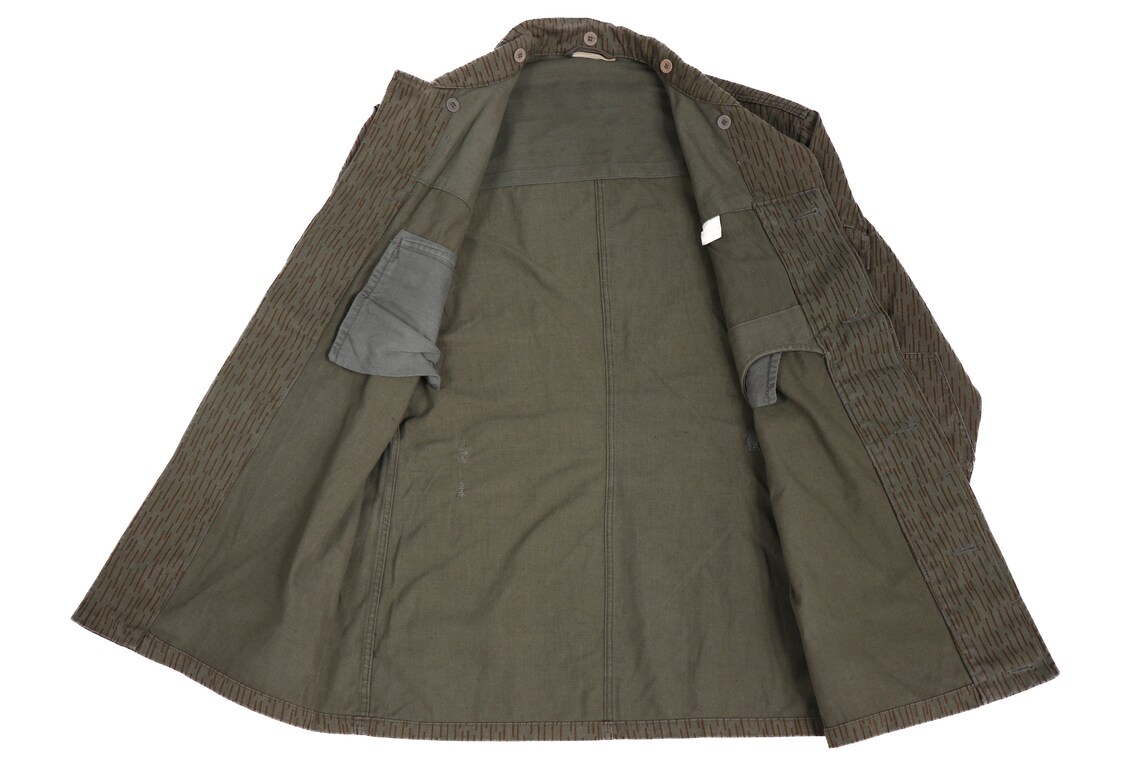 Authentic East German Army Strichtarn Camo Field Jacket NVA DDR OD ...