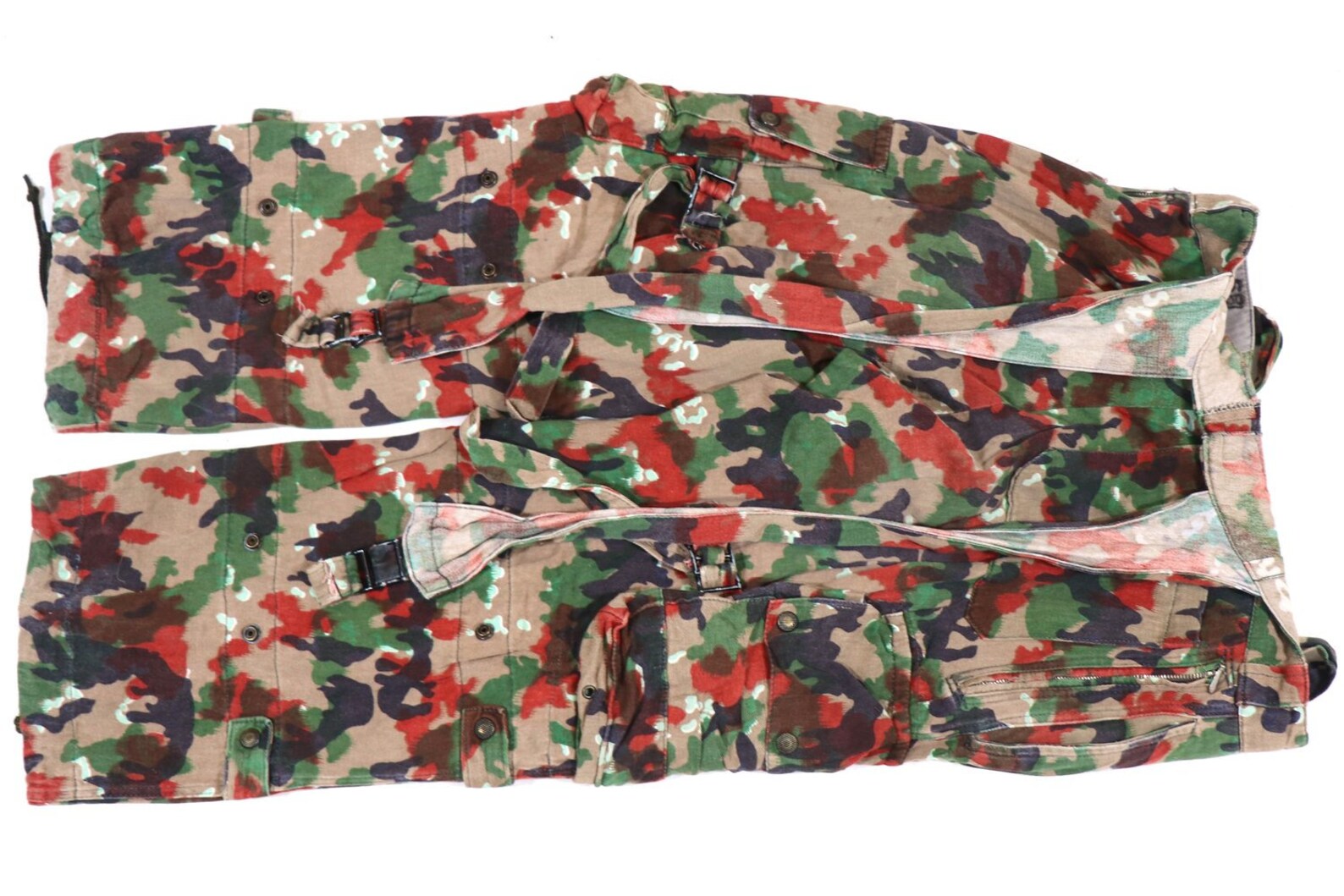 Authentic Swiss Army M70 Alpenflage Field Pants With Suspenders ...
