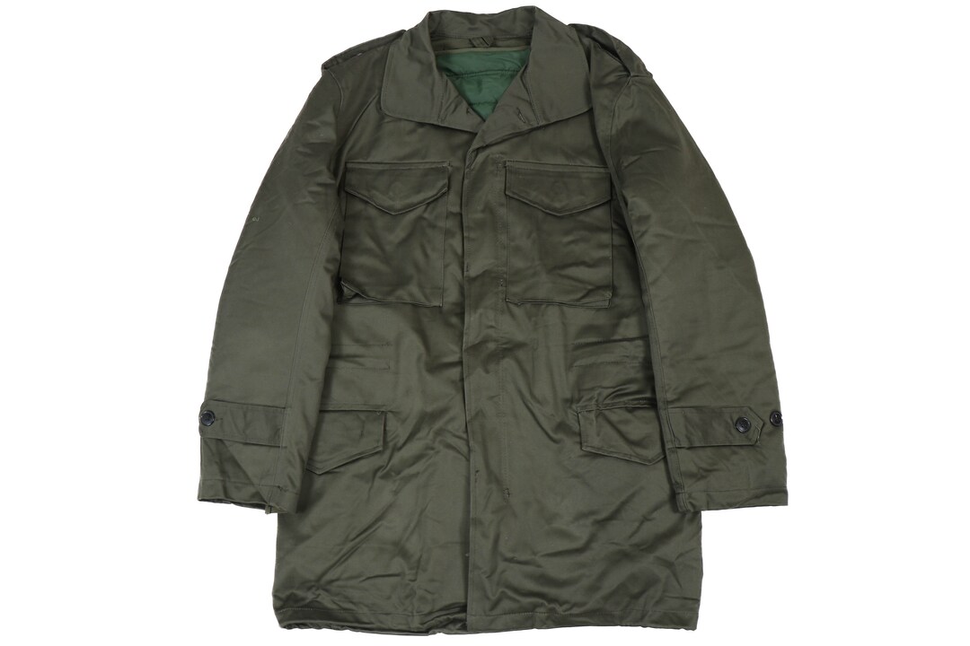 Authentic Greek Army Lined M65 Field Parka OD Green Jacket Shirt ...