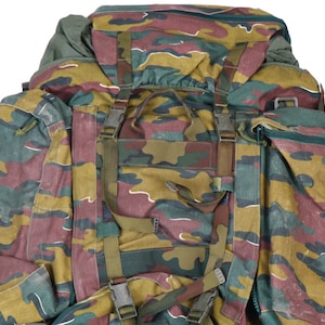 Authentic Belgian Jigsaw M90 Field Pack Rucksack Backpack Puzzle Camo ...