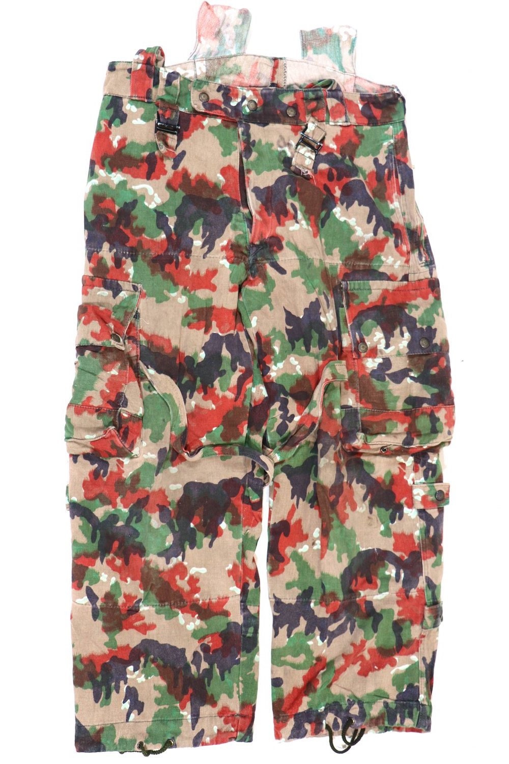 Authentic Swiss Army M70 Alpenflage Field Pants With Suspenders ...