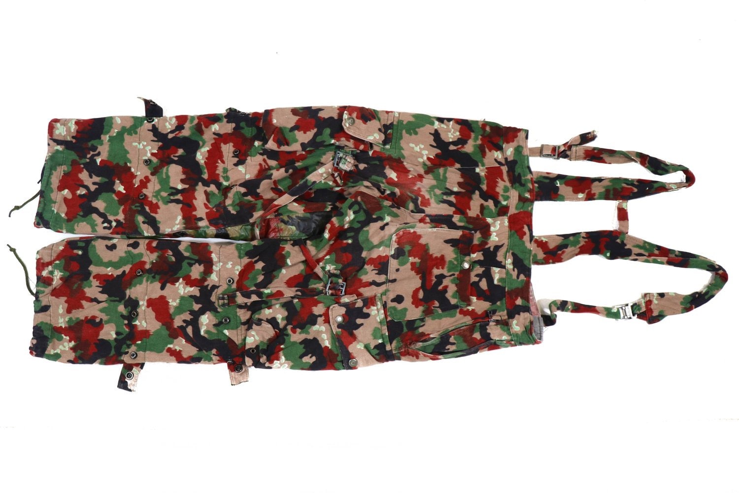 Authentic Swiss Army M70 Alpenflage Field Pants With Suspenders ...