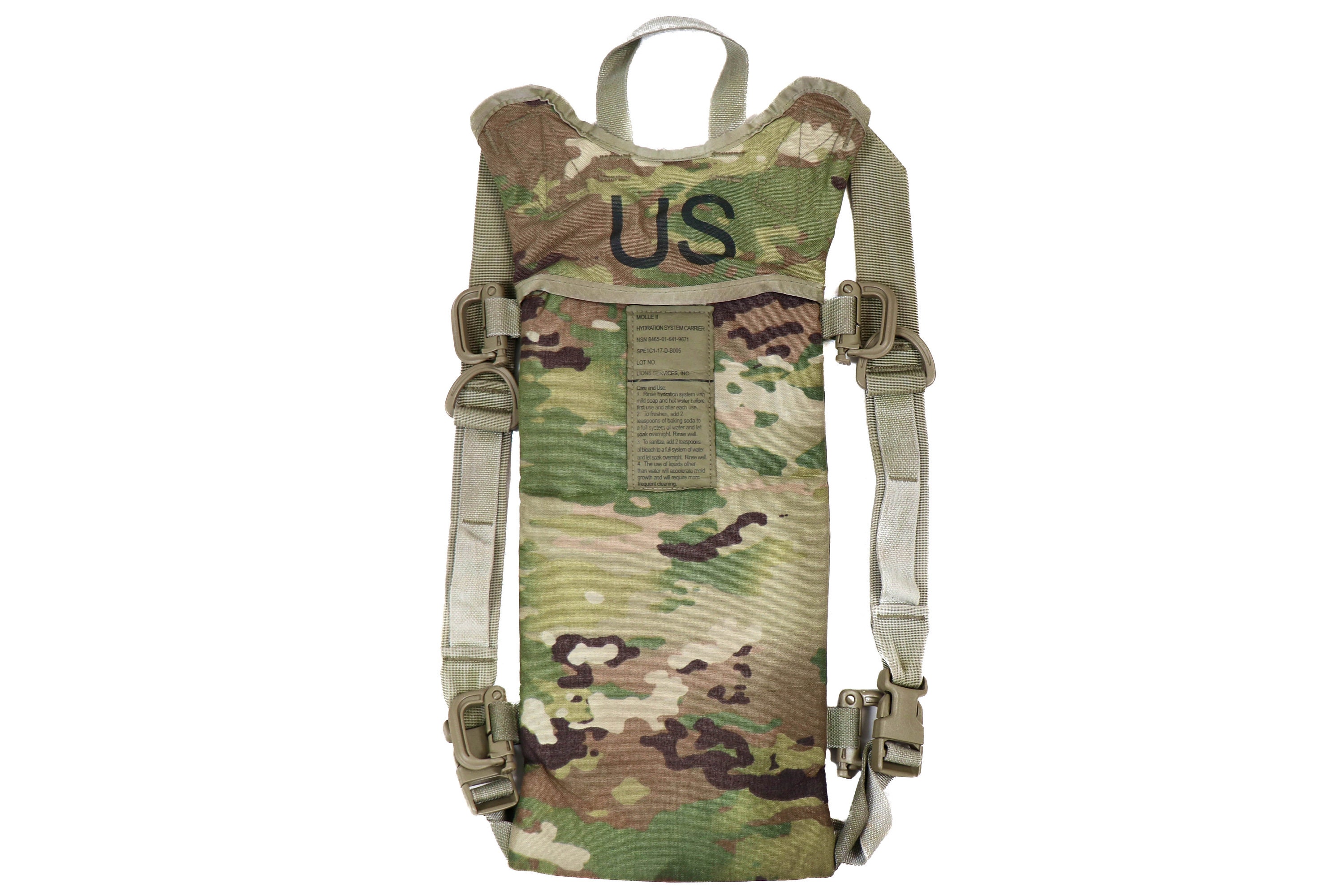 Authentic U.S Army Molle II Hydration Carrier System OCP Multicam ...