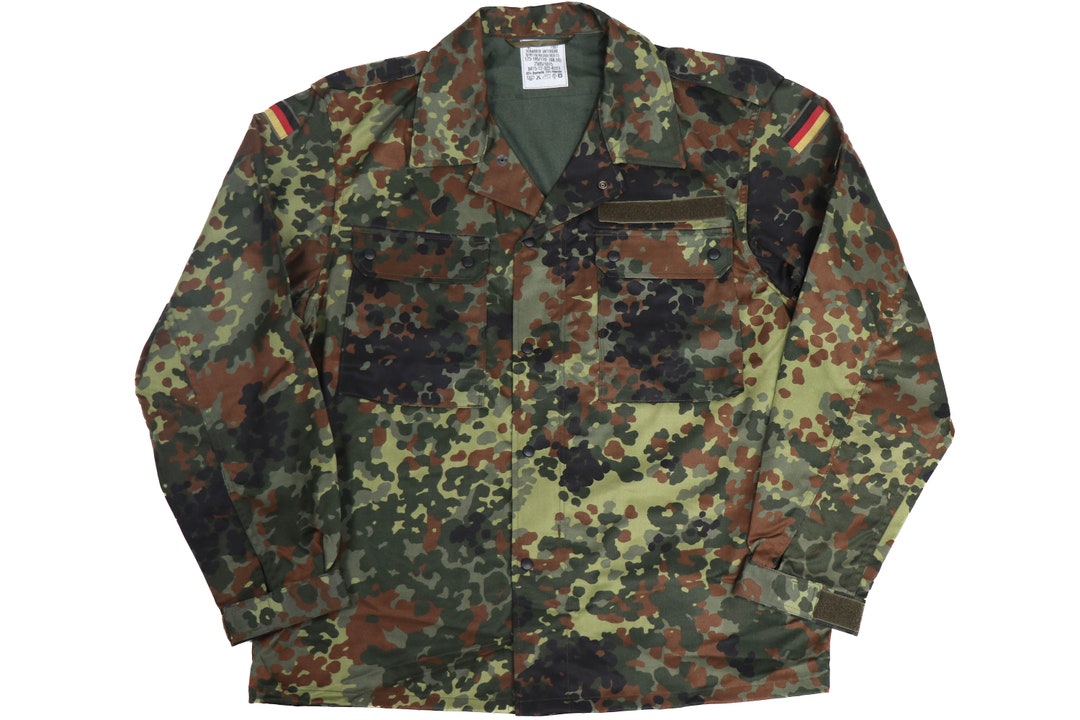 Authentic German Army Flecktarn Jacket Bundeswehr Camo Military Surplus ...