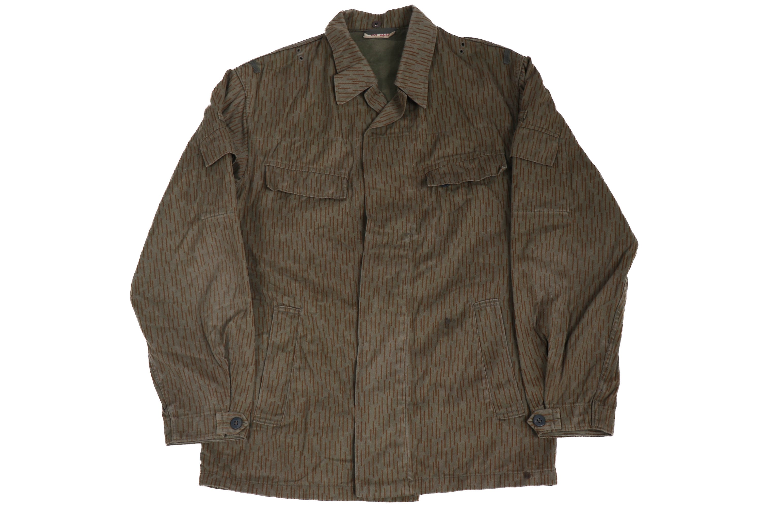 Authentic East German Army Strichtarn Camo Field Jacket NVA DDR OD ...
