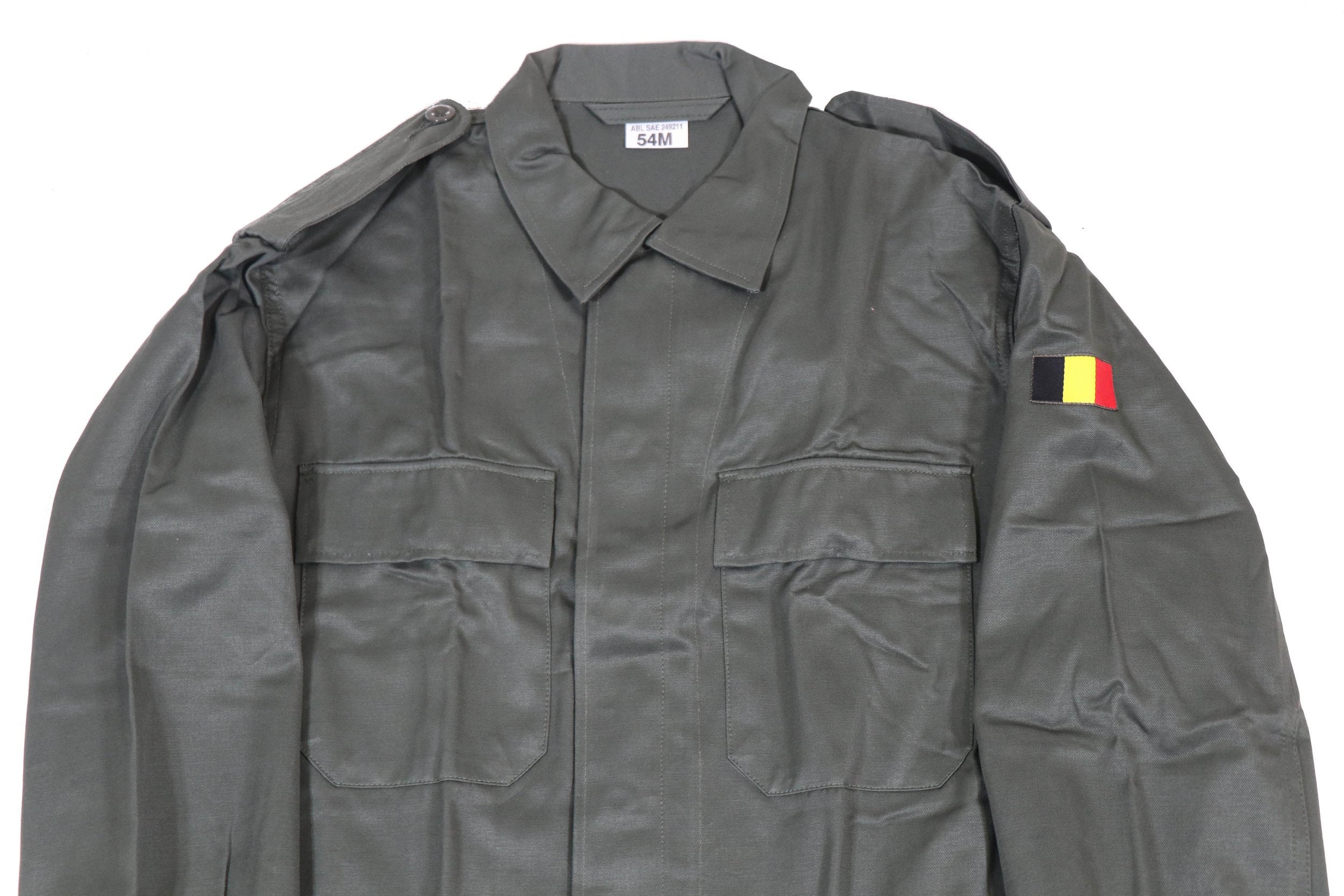 Authentic Belgian Army Field Shirt Camo Military Surplus Uniform ...