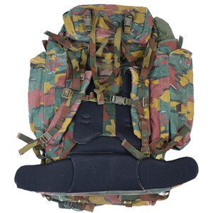 Authentic Belgian Jigsaw M90 Field Pack Rucksack Backpack Puzzle Camo ...