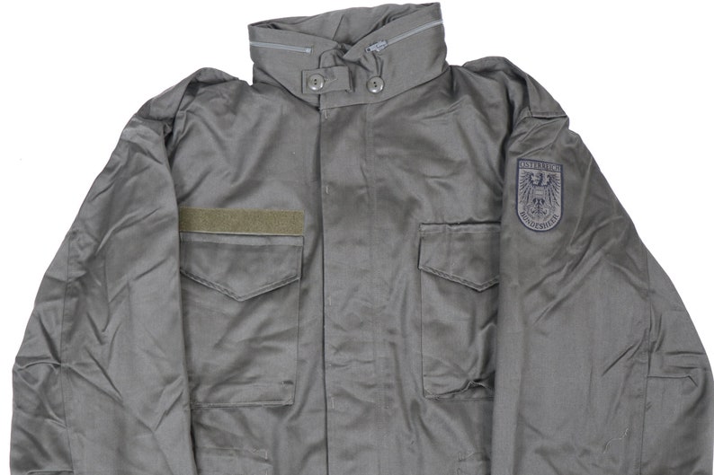 Authentic Austrian Army OD Woodland Green Field Parka Coat Jacket ...