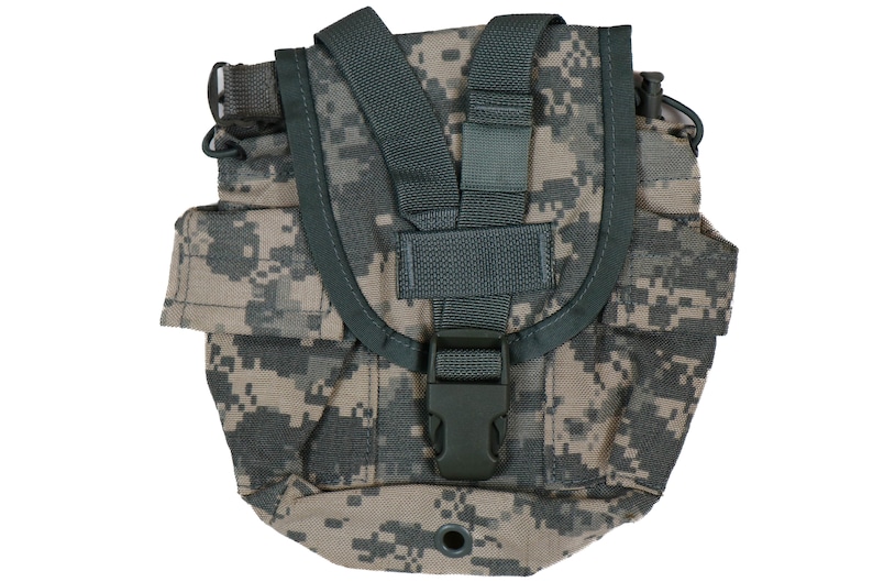 Authentic U.S Army 1 Quart General Purpose Canteen Pouch Molle II ACU ...
