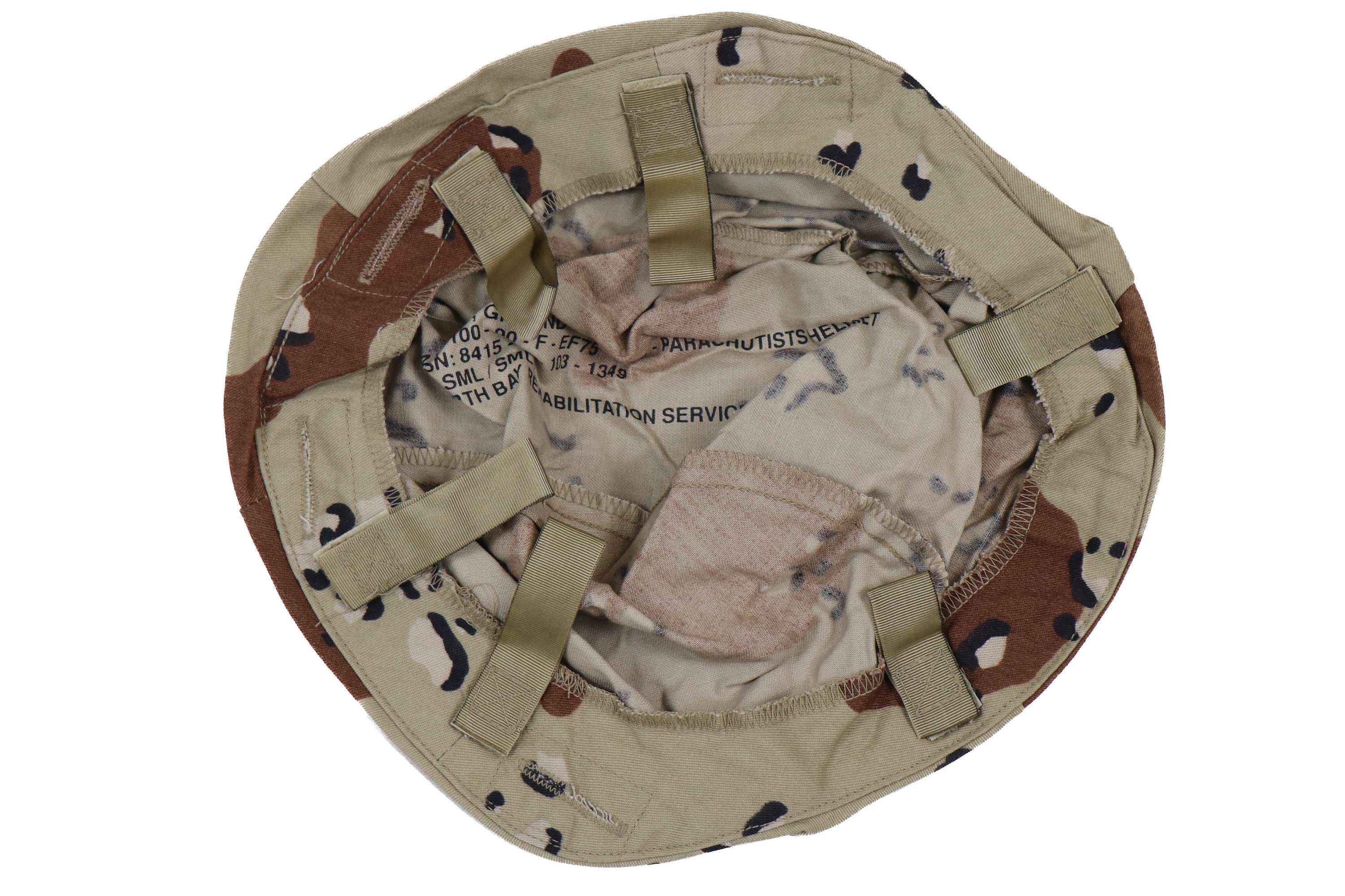 Authentic US Army PASGT Helmet Cover Chocolate Chip BDU 6 Color Desert ...
