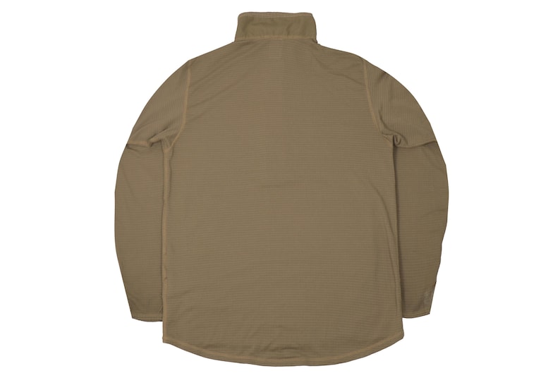 Authentic USMC Marine Corp Coyote Frog Waffle Fleece Quarter Zip Grid ...