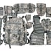 Authentic U.S Army Rifleman Set System ACU UCP Digital Camo Molle II ...