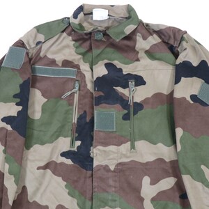 Authentic French CCE Woodland Camo Combat Field Jacket Uniform F2 ...