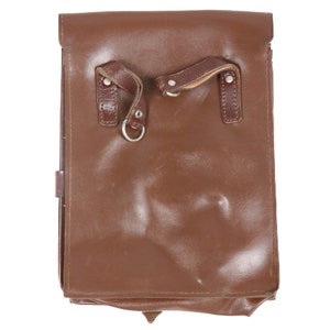 Authentic East German Leather Map Case Field Gear Carrier With Sling ...