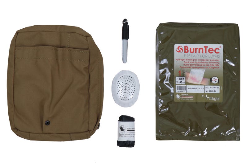 Authentic U.S Marine Corp Zippered Individual First Aid Kit Pouch Molle ...