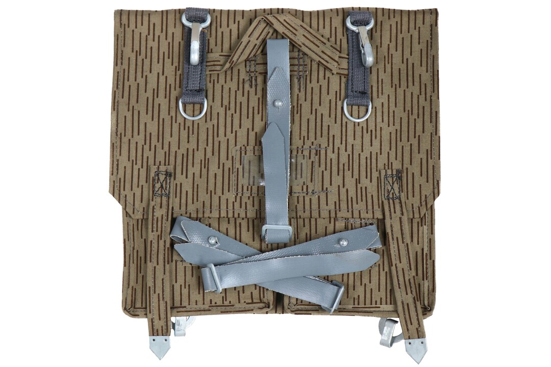 Authentic East German Strichtarn Field Pack Zeltbahn Straps Backpack ...
